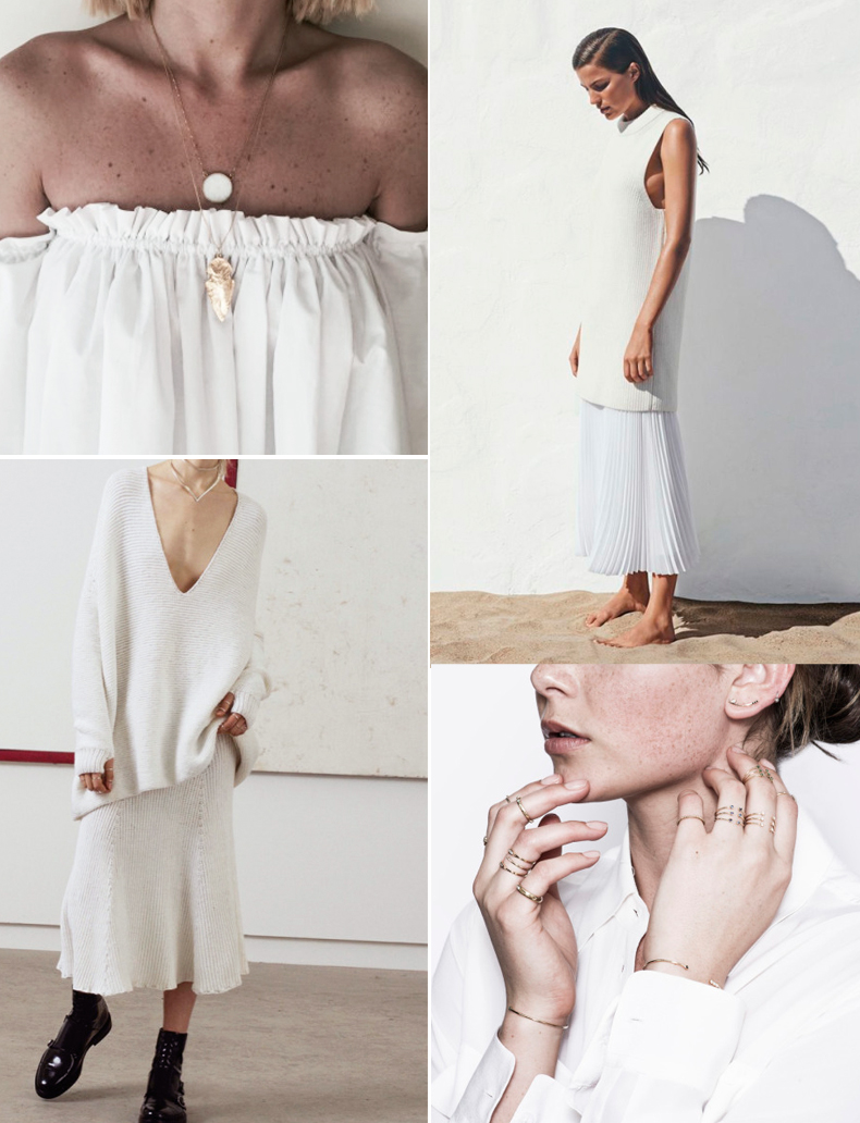 Inspiration: White Color | Collage Vintage